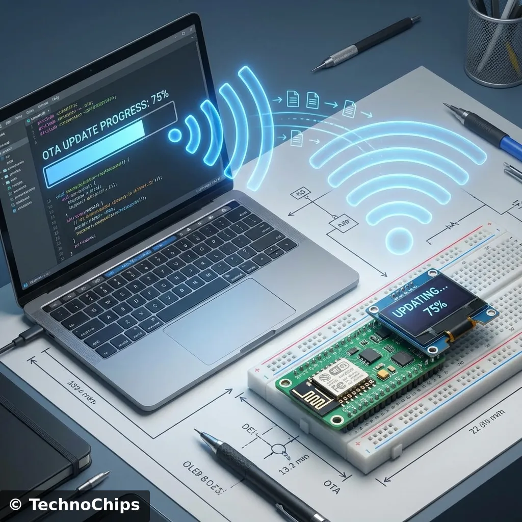 Cut the Cord: How to Implement Over-The-Air (OTA) Updates on ESP8266 ...